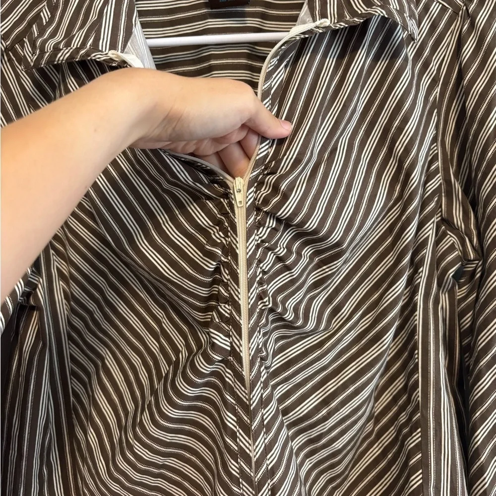 DLG petite | Tops | Aso Friends Monica Geller Office Stripe V Neck ...